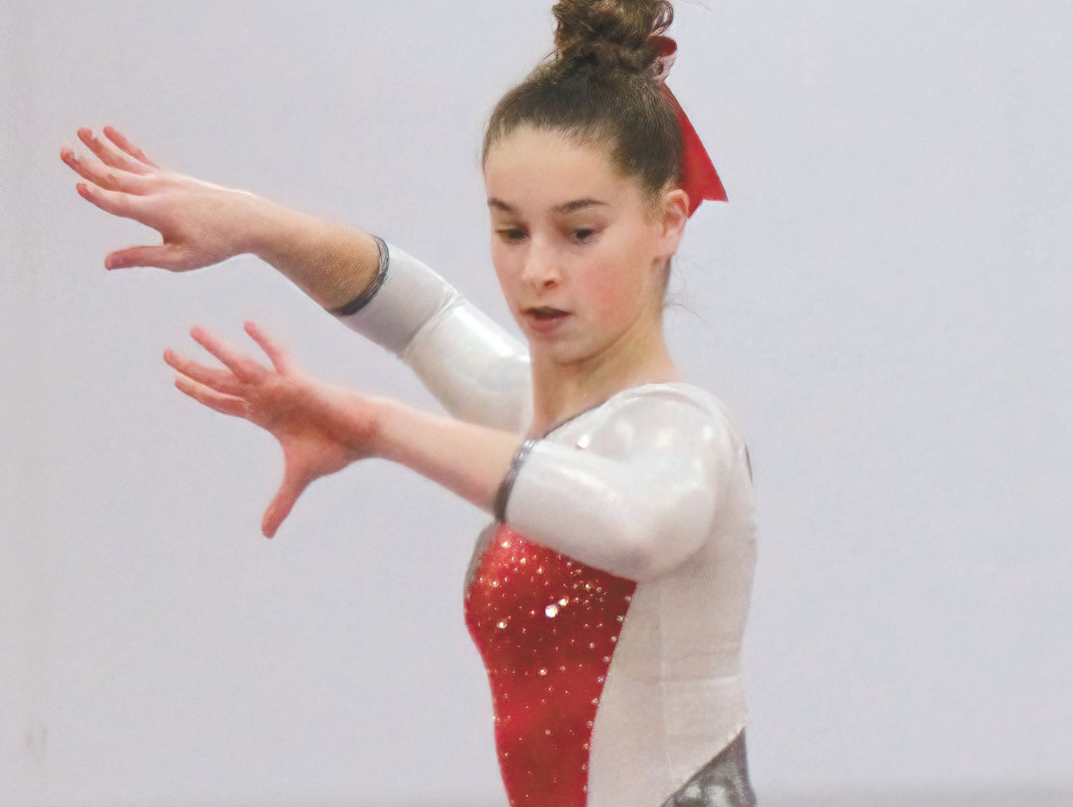 B-H GYMNASTICS SQUAD POSTS BEST SCORE OF YEAR