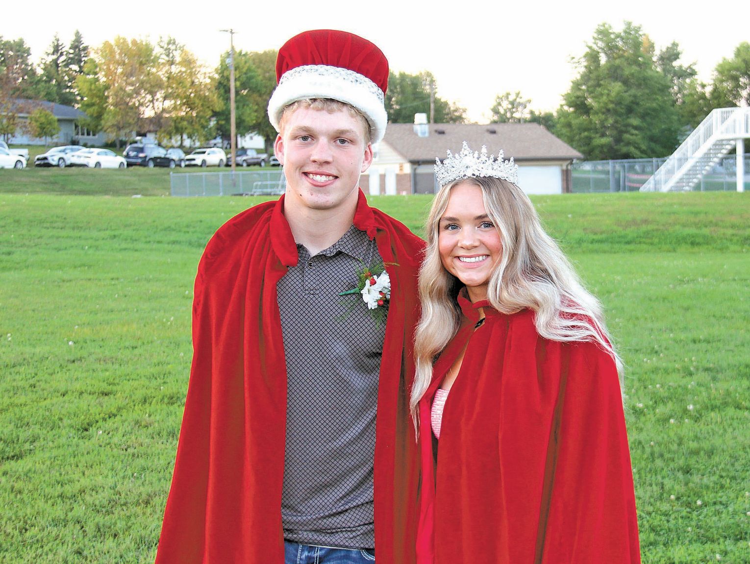 B-H HOMECOMING KING AND QUEEN CROWNED