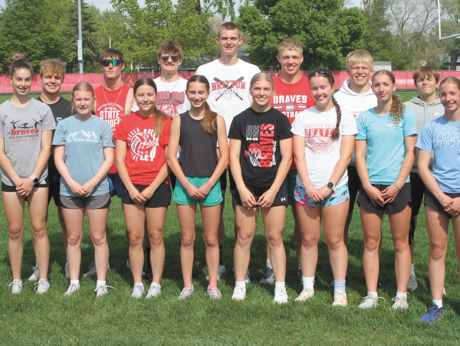 FIFTEEN B-H TRACKSTERS STATE-BOUND