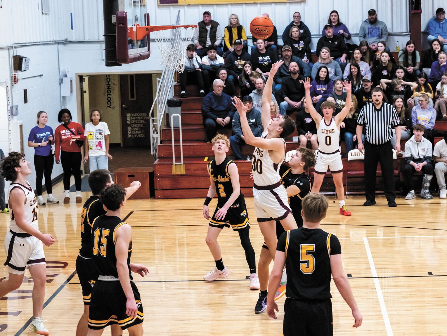 LIONS PICK UP THIRD VICTORY